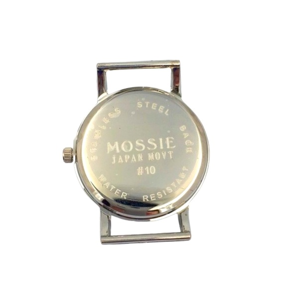 Mossie | Accessories | Mossie Round Blue W Faux Diamonds Face Watch ...